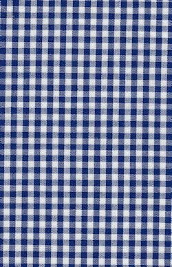 Lap stof 50x70 cm blauwe ruit De Mobiele Hobbywinkel